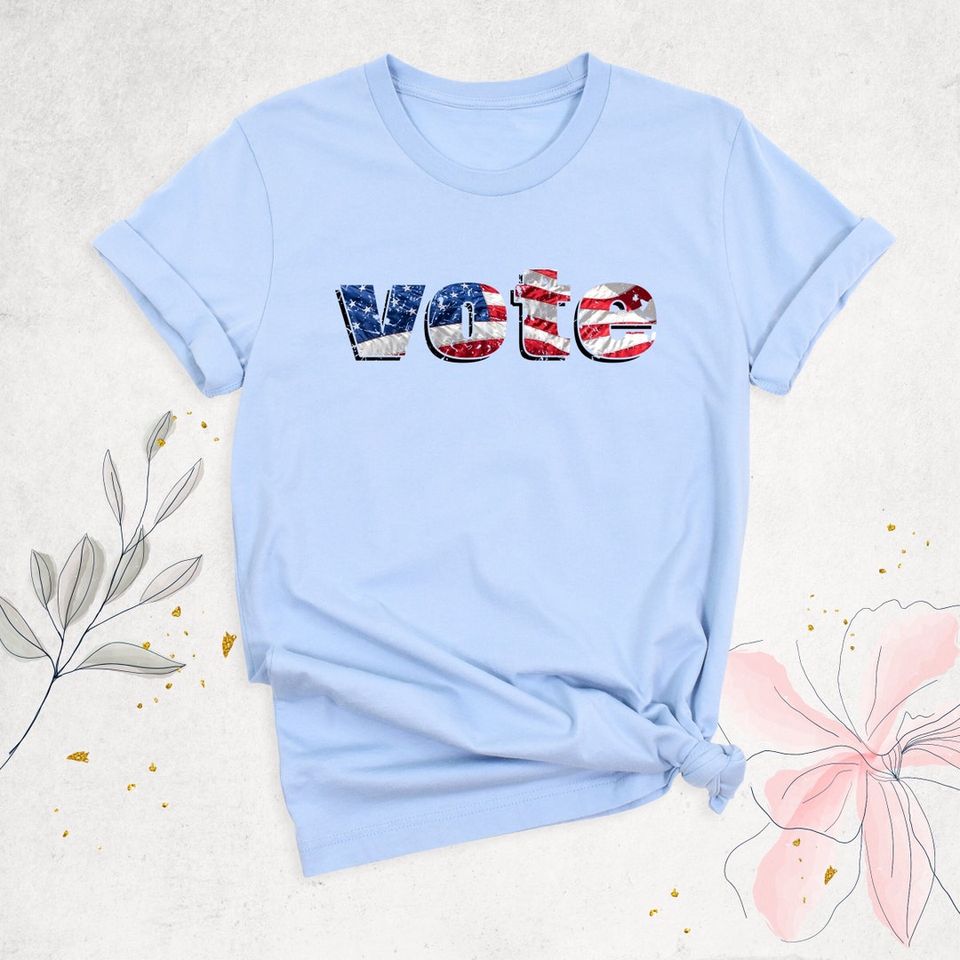 Vintage Vote USA Flag Shirt, Election 2025 Tshirt, 4th of July Voting ...