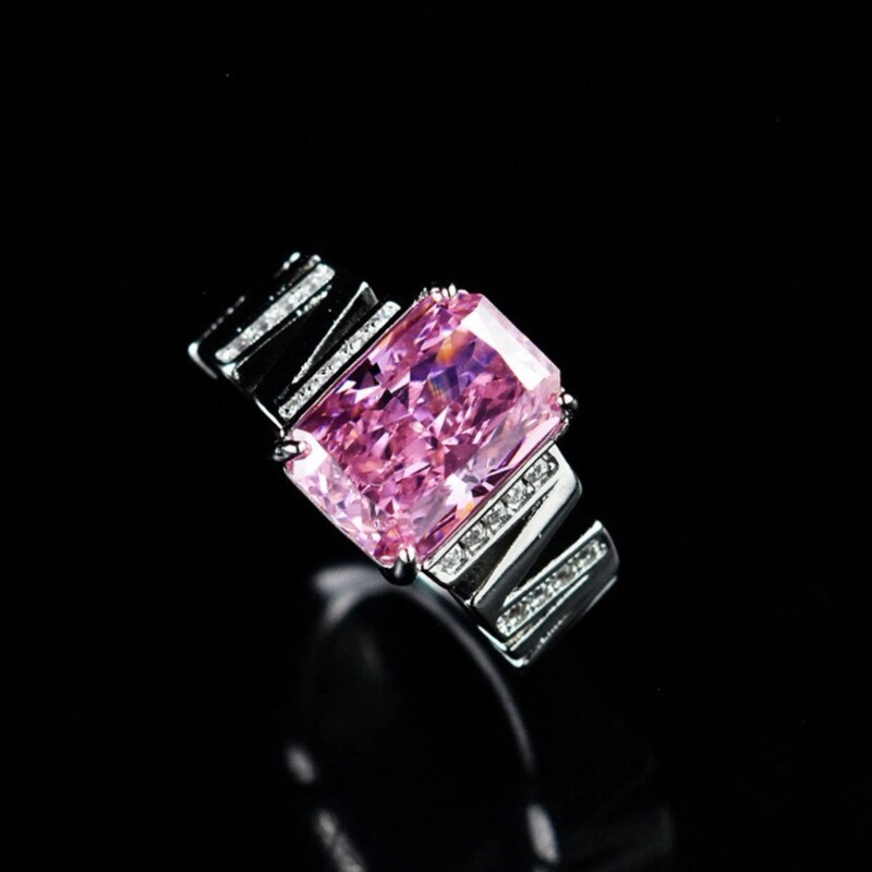Pink Diamond Ring - Etsy
