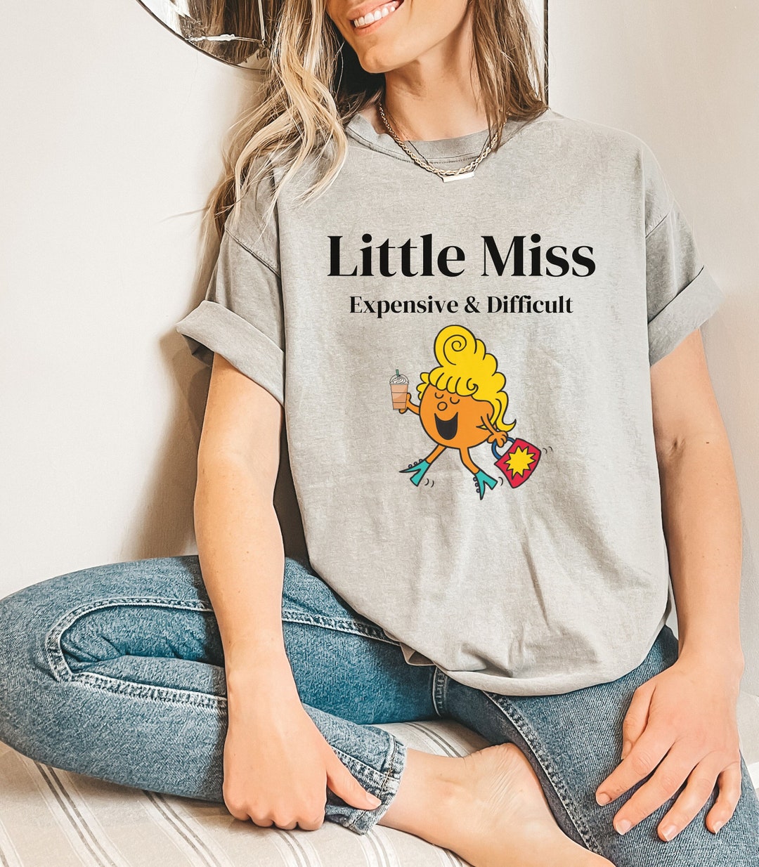 Little Miss Expensive and Difficult Mom Shirt, Little Miss Wife Comfort ...