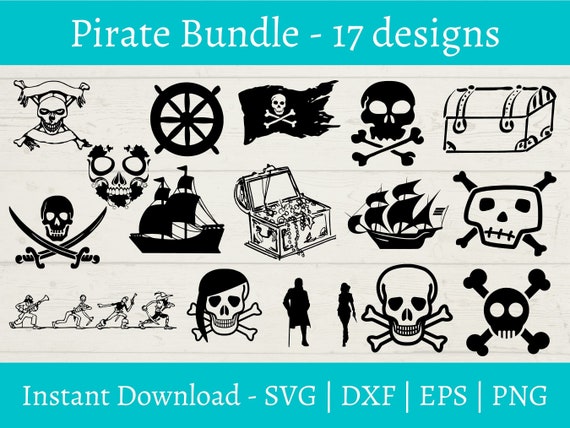Pirate SVG Bundle Pirate Theme Cut Files Nautical SVG - Etsy