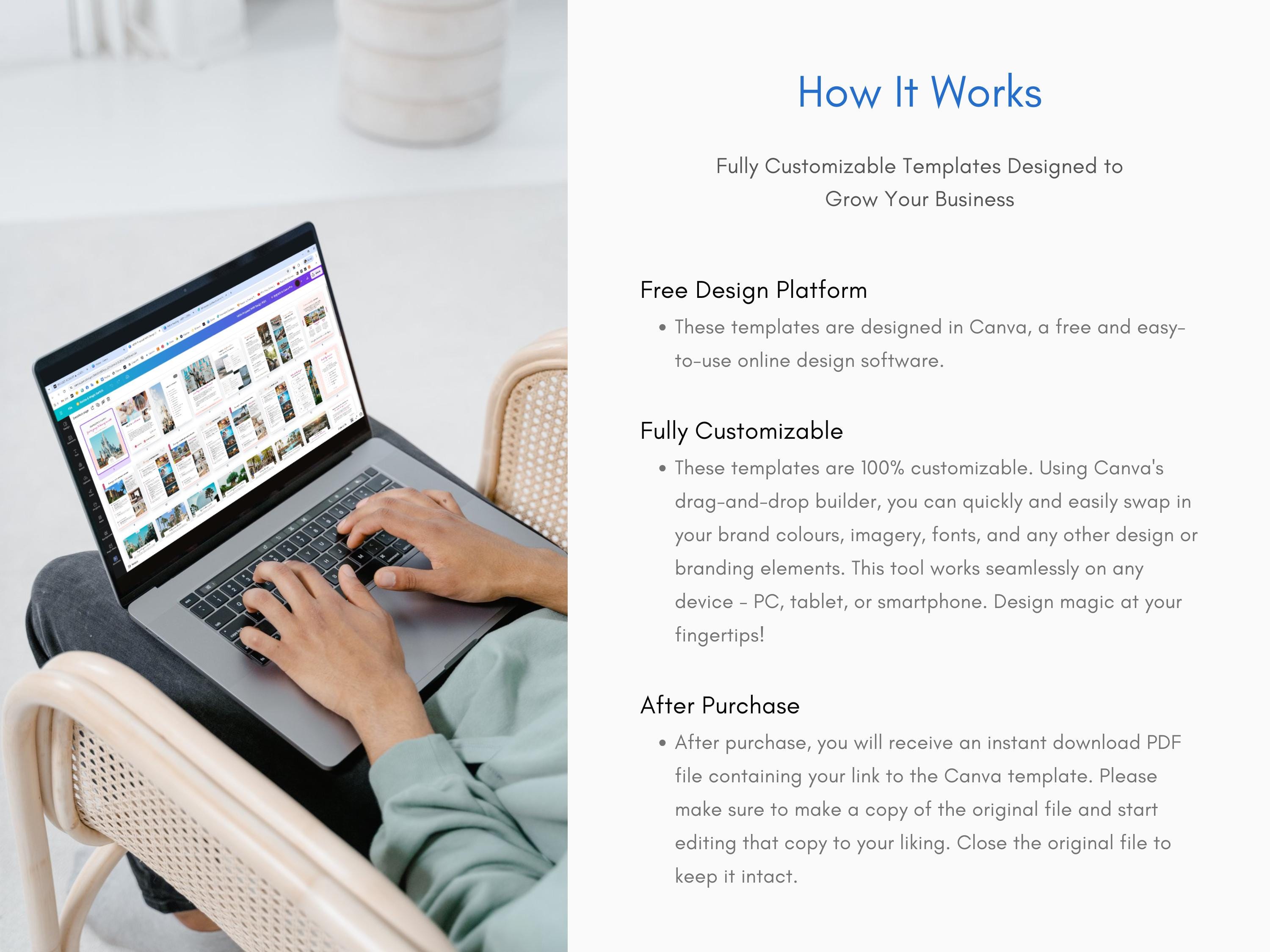 DCL Quote Template for Travel Agents Fully Editable in Canva Single and ...
