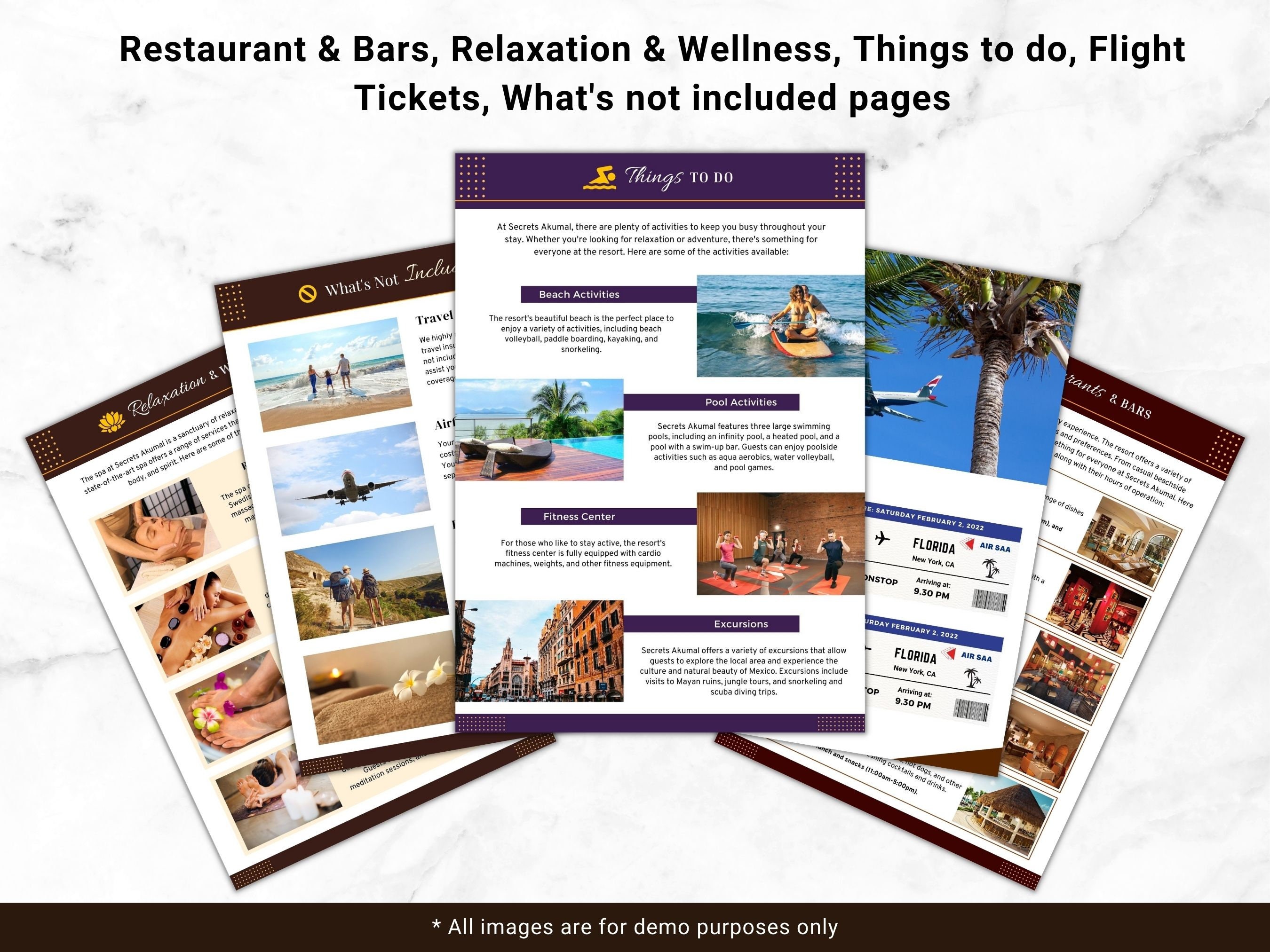 Professional Travel Proposal Template for Travel Agents - Editable in ...