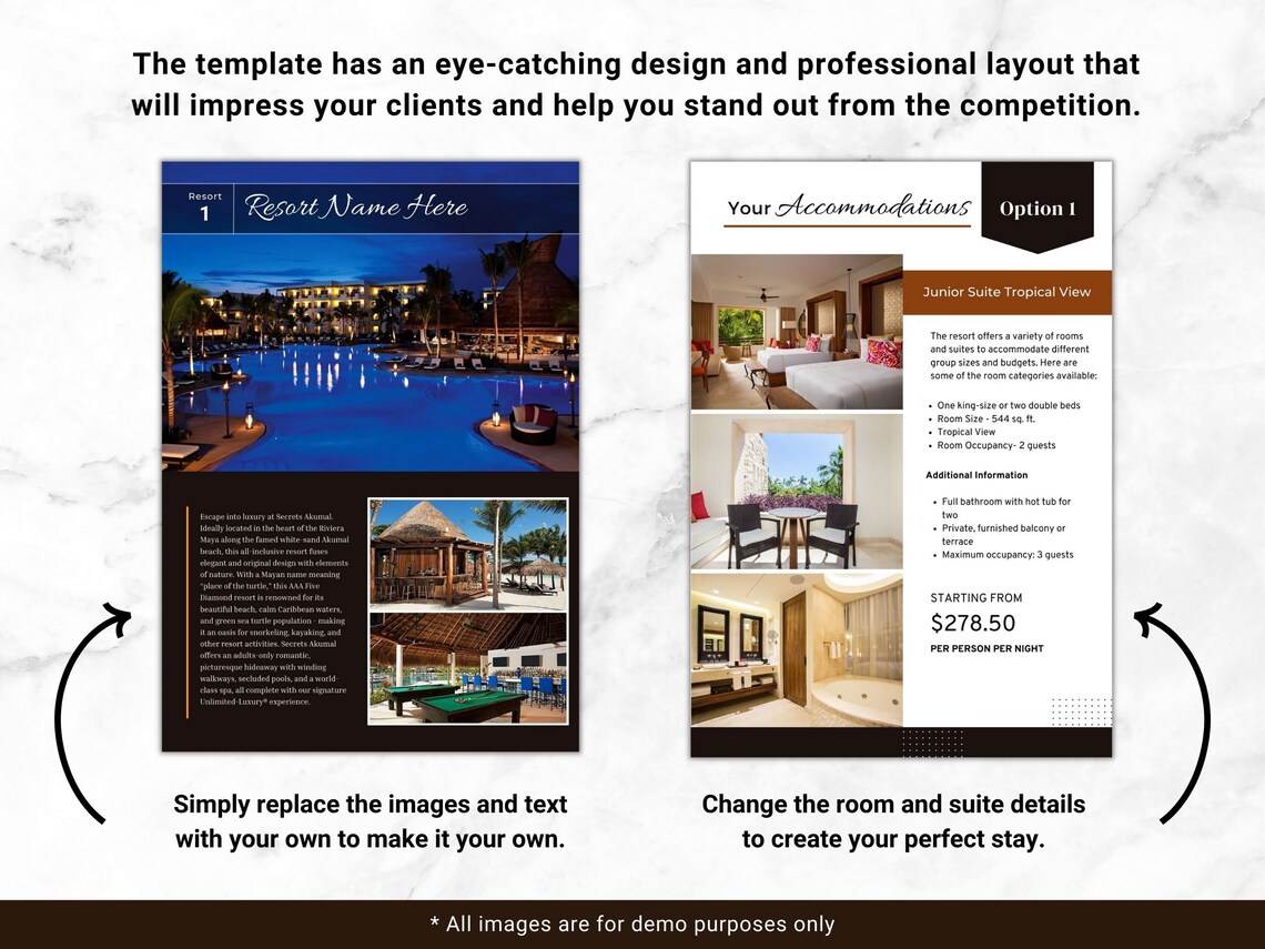 Professional Travel Proposal Template for Travel Agents - Editable in ...