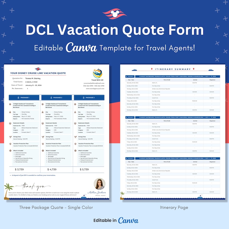 Cruise Quotes Template - Etsy