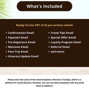 Travel Agent Email Templates: 25 Pre-written Emails - Etsy