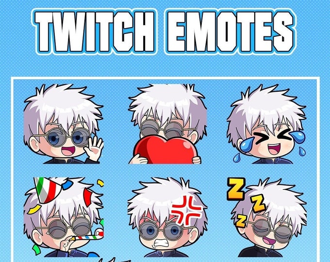 Satoru Emotes for Twitch - Anime Emotes, Discord Emotes, Emote Pack ...