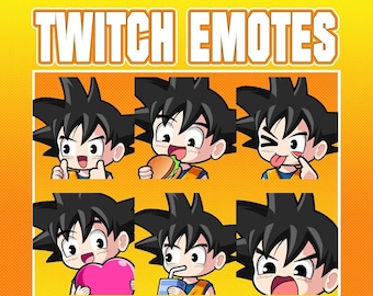 Anime Fighter Emotes for Twitch Emote Pack, Cute, Chibi, Twitch ...