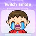 Village Boy Cry Emote for Twitch Twitch Emote, Village, Meme Emote ...