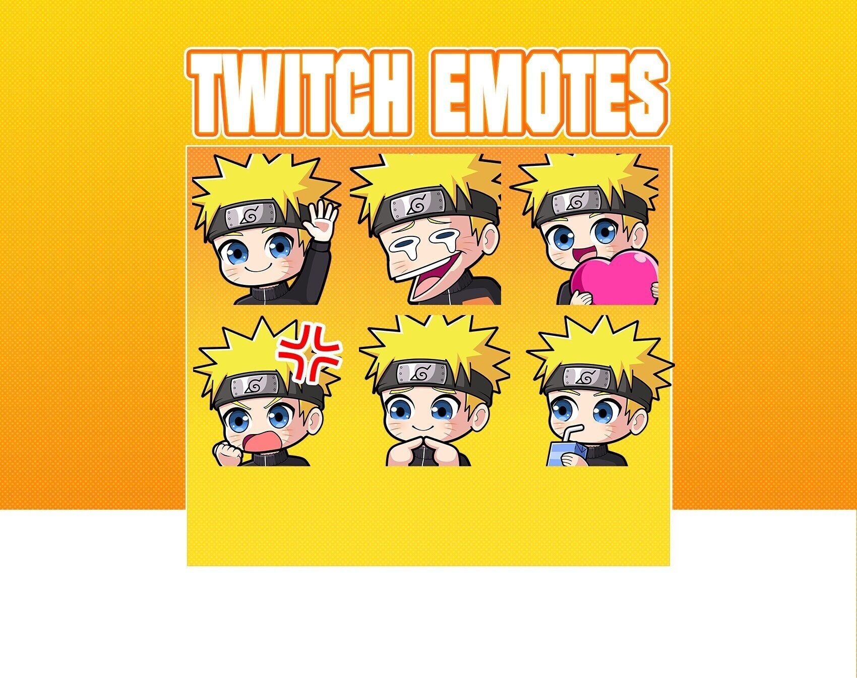 Anime Ninja Emotes for Twitch - Twitch Emotes, Anime Emotes, Chibi ...