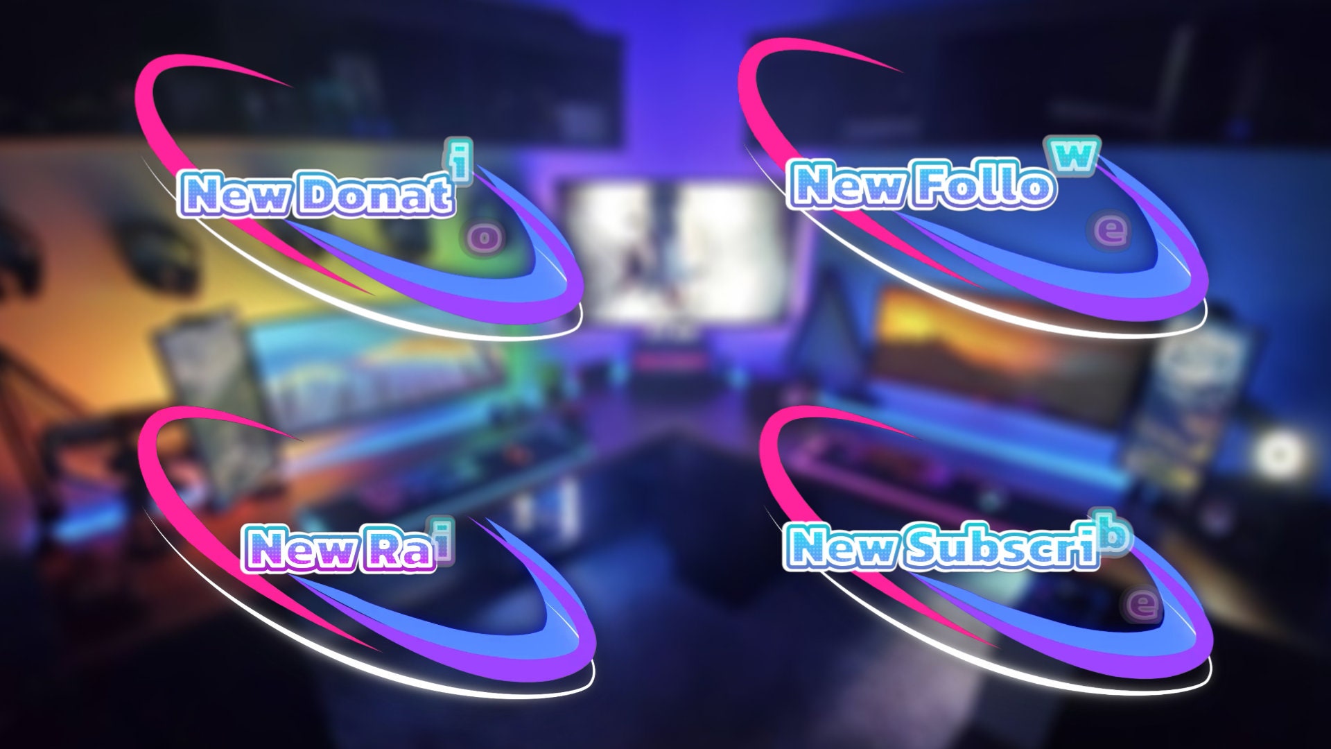 Twitch Alerts BIG PACK - Twitch Alerts, Alert Pack, Livestream Alerts ...