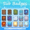Twitch Sub Badges | 10 Classic Horror Movie Package | Horror Sub Badge ...