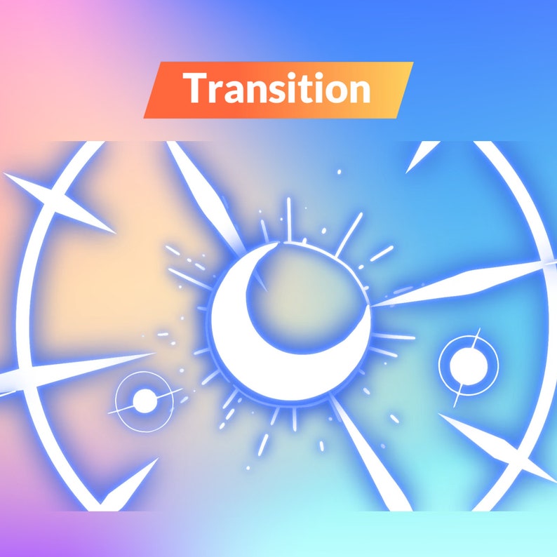 Blue Moon Transition for Twitch - Kawaii Transition, Stinger Transition ...