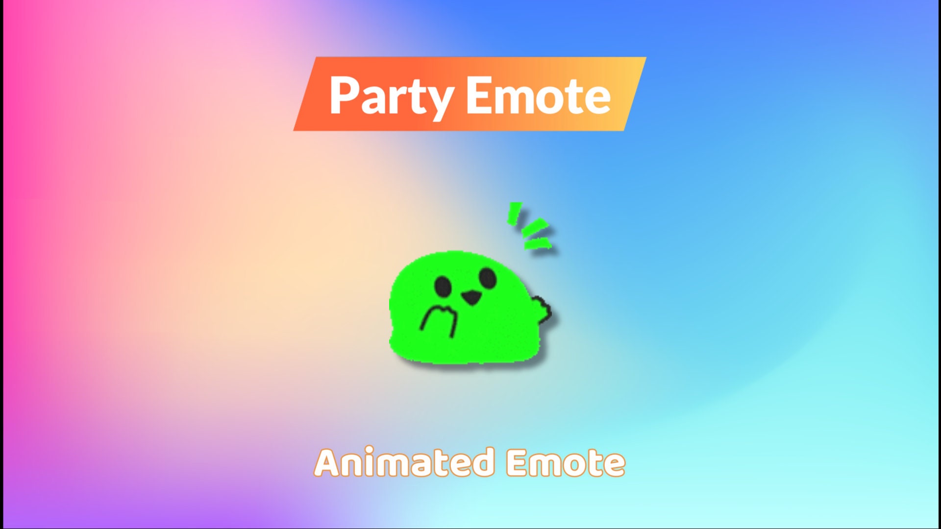 Animated Party Emote for Twitch Animated Emote, Party Emote, Twitch ...