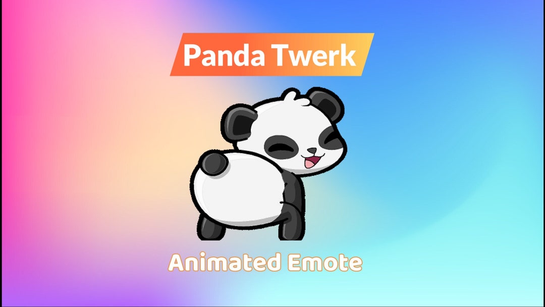 Panda Animated Dance Emote for Twitch - Panda Emote, Meme Emote, Dance ...