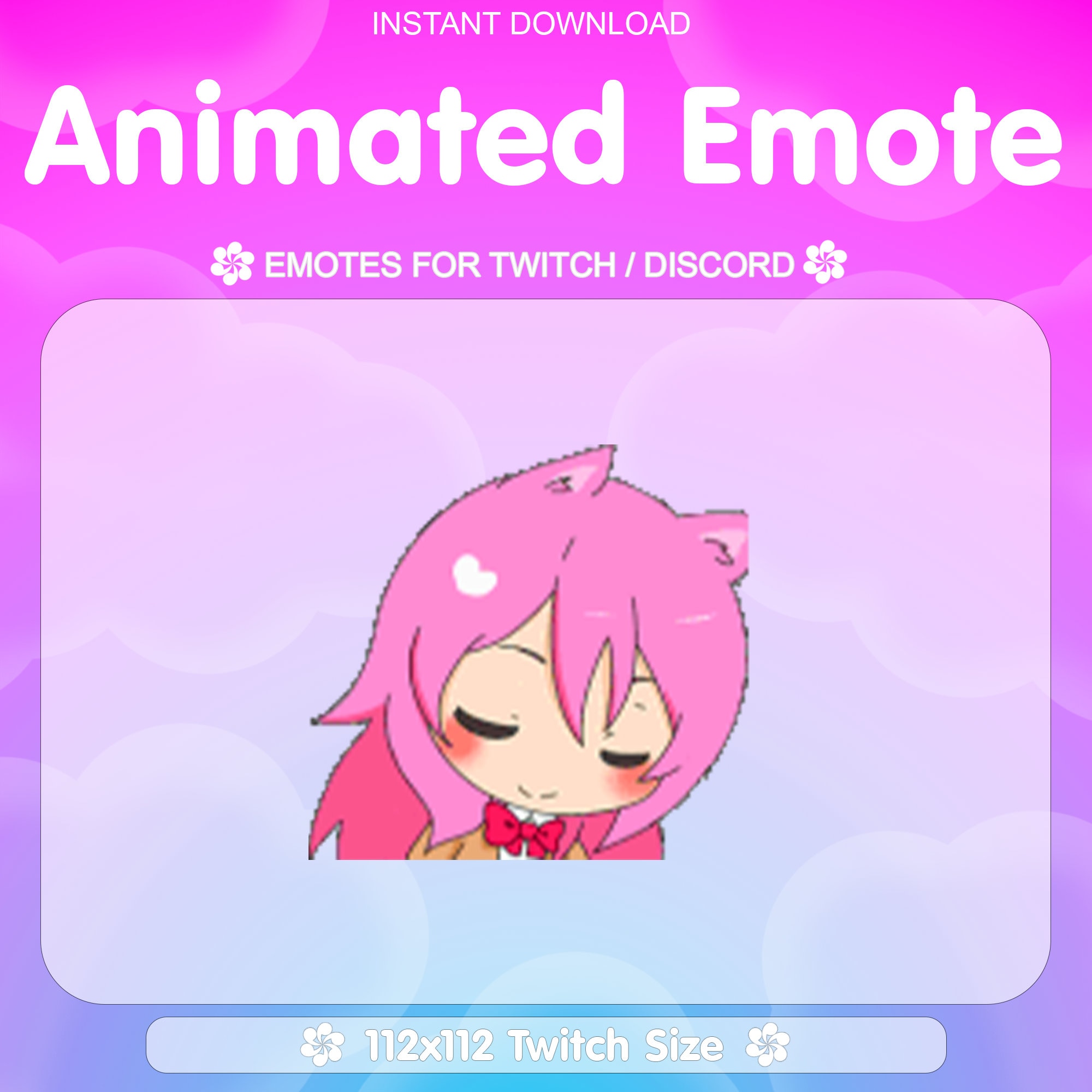 Animated Anime Dance Emote for Twitch - Animated Emote, Dance, Kawaii ...