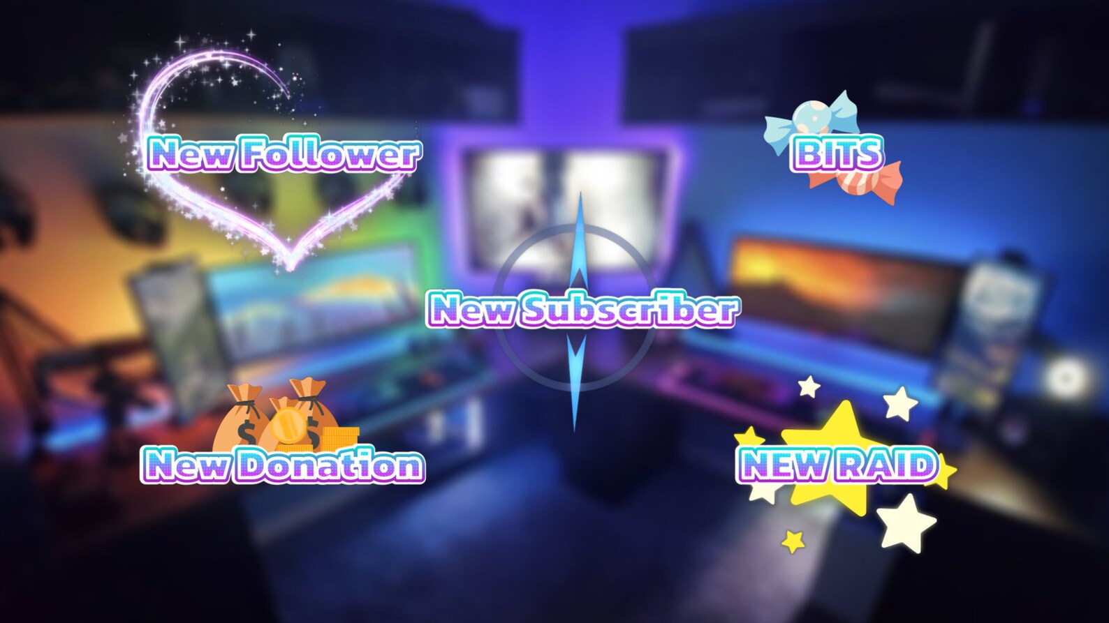 Twitch Alerts BIG PACK - Twitch Alerts, Alert Pack, Livestream Alerts ...