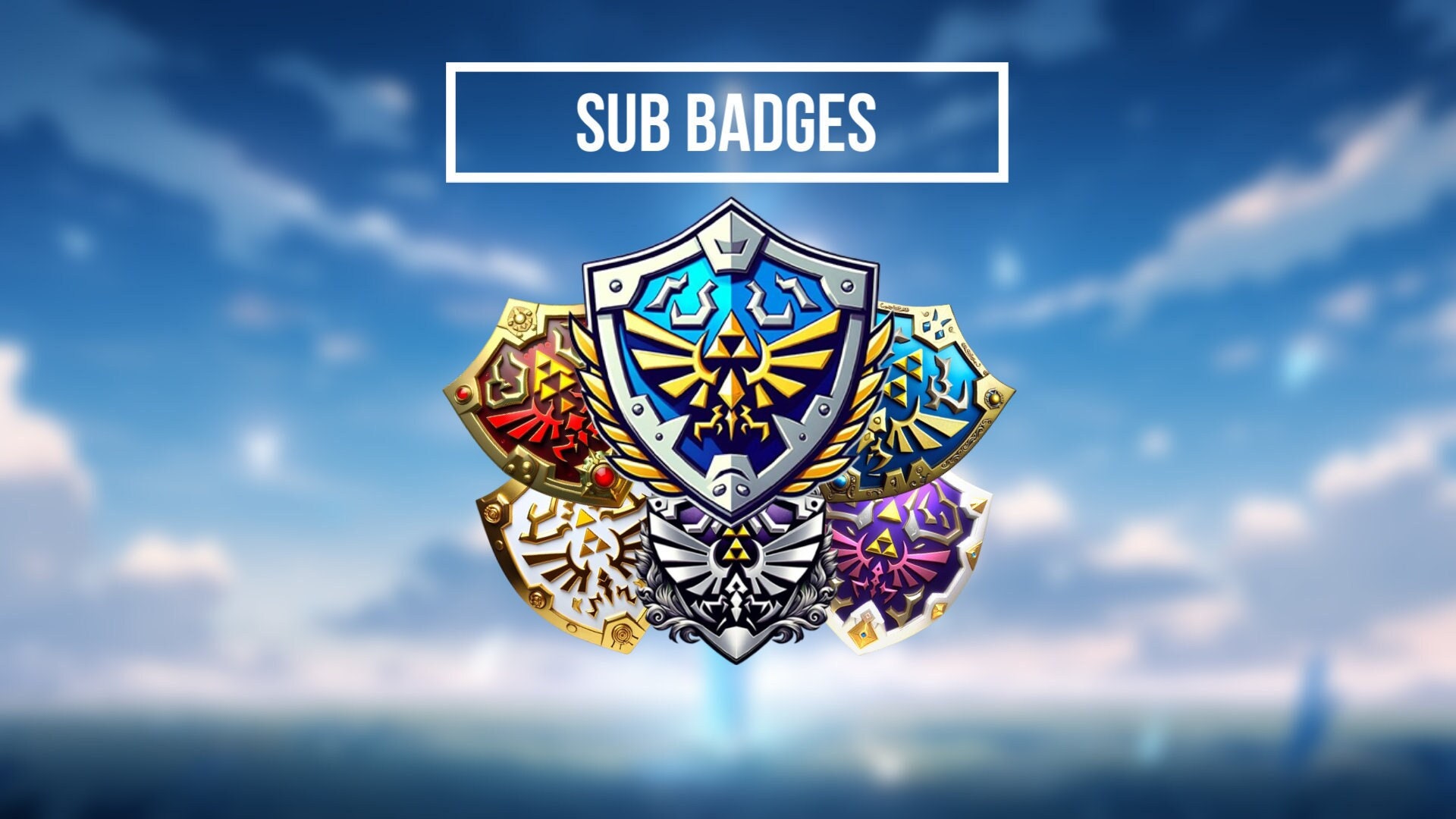 The Legend of Z Badges for Twitch, Sub Badges, Gamer Badges, Anime ...