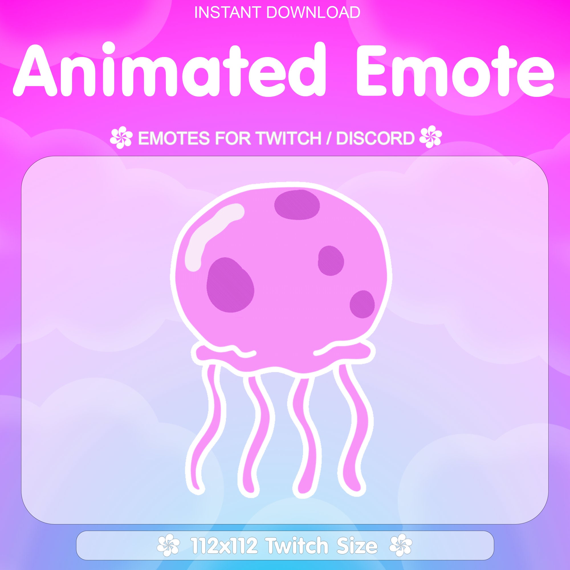 Jelly Dance Animated Emote for Twitch - Jelly Dance, Jellyfish, Sponge ...