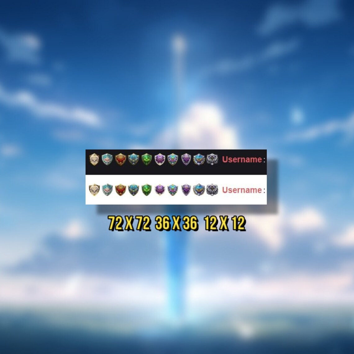 The Legend of Z Badges for Twitch, Sub Badges, Gamer Badges, Anime ...