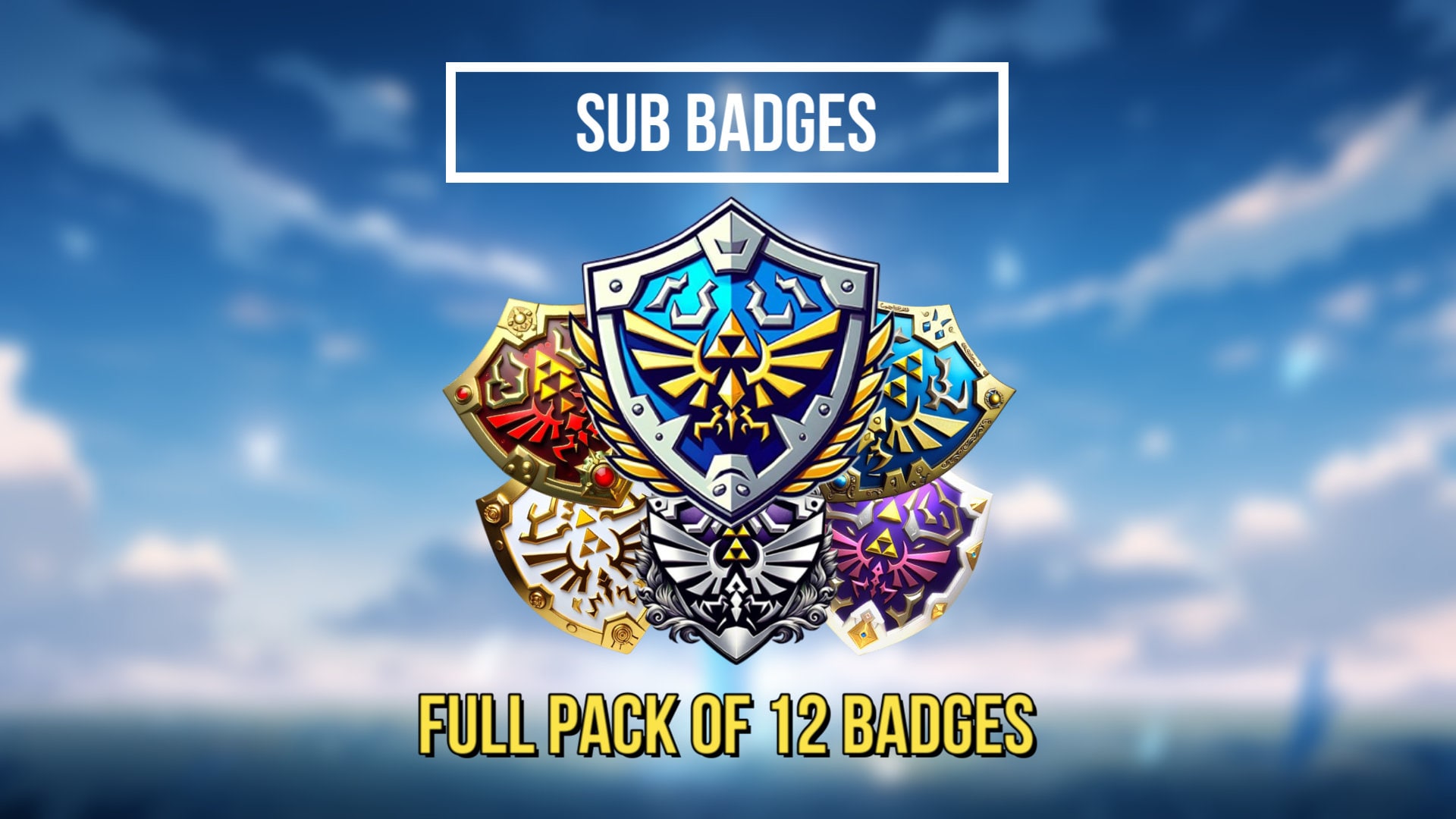 The Legend of Z Badges for Twitch, Sub Badges, Gamer Badges, Anime ...