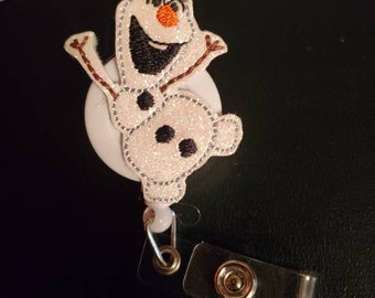 Olaf Badge Reel - Etsy