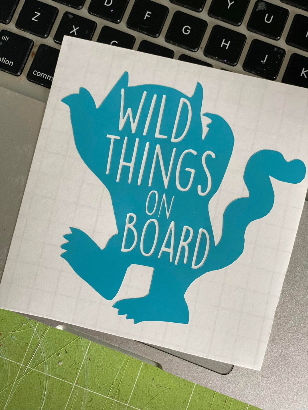 Wild Things on Board Vehicle Decal - Etsy