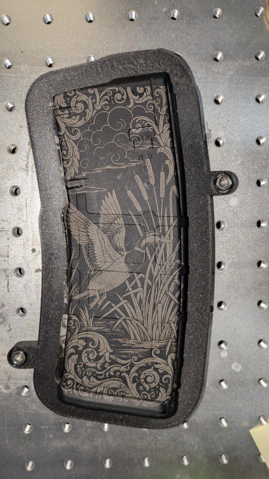 Duck Hunting Scene, Scroll Pattern PMAG Engraving SVG - Etsy
