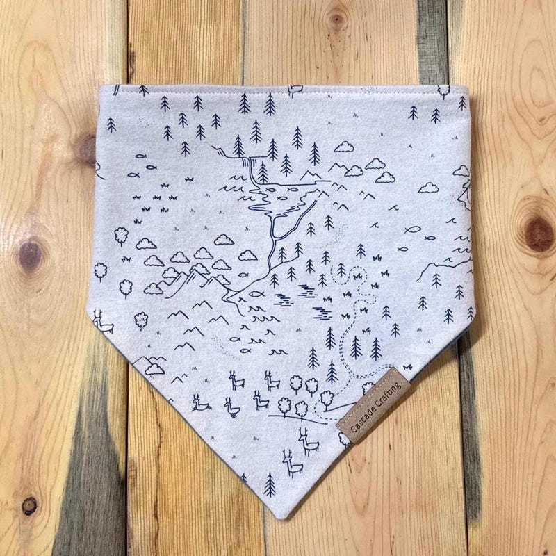Map Bandana - Etsy