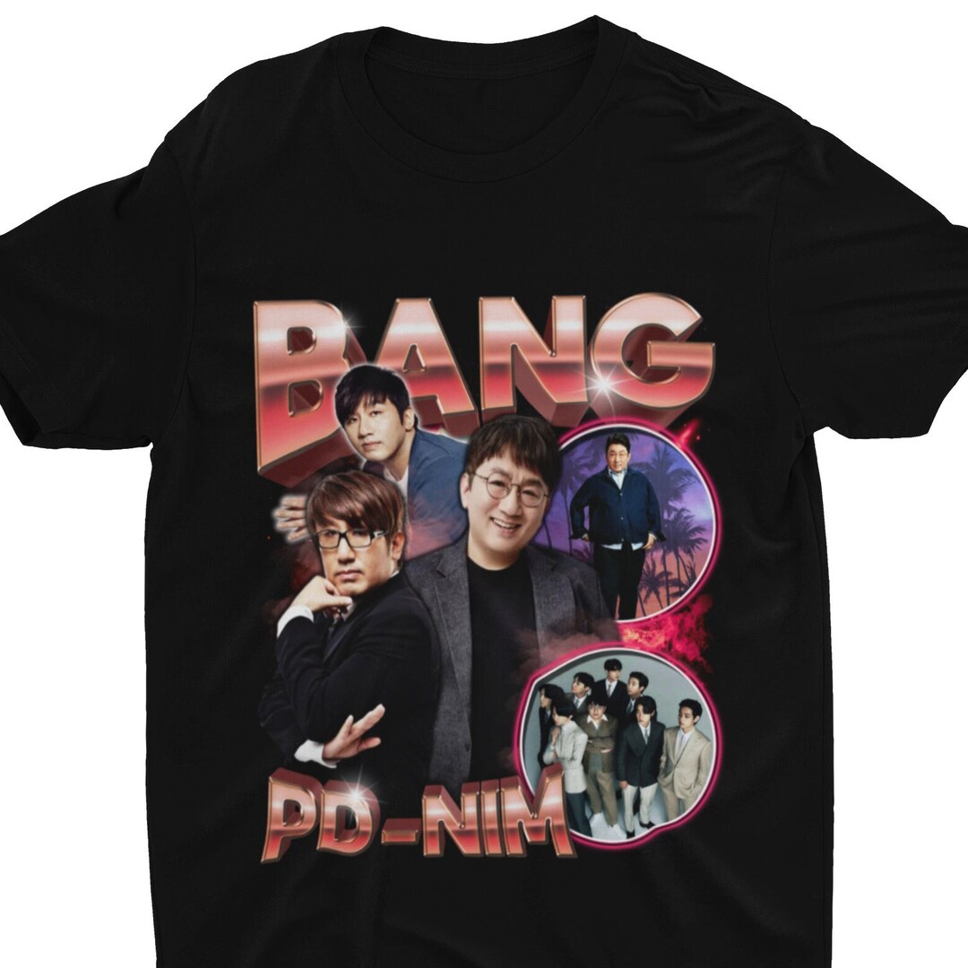 Bang PD Nim CEO T-shirt Kpop Bootleg Meme BTS Newjeans Tour Concert ...