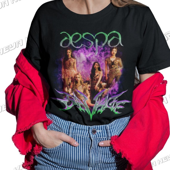 Aespa Tshirt Kpop Bootleg æspa Concert Vintage Fan MY Merch - Etsy