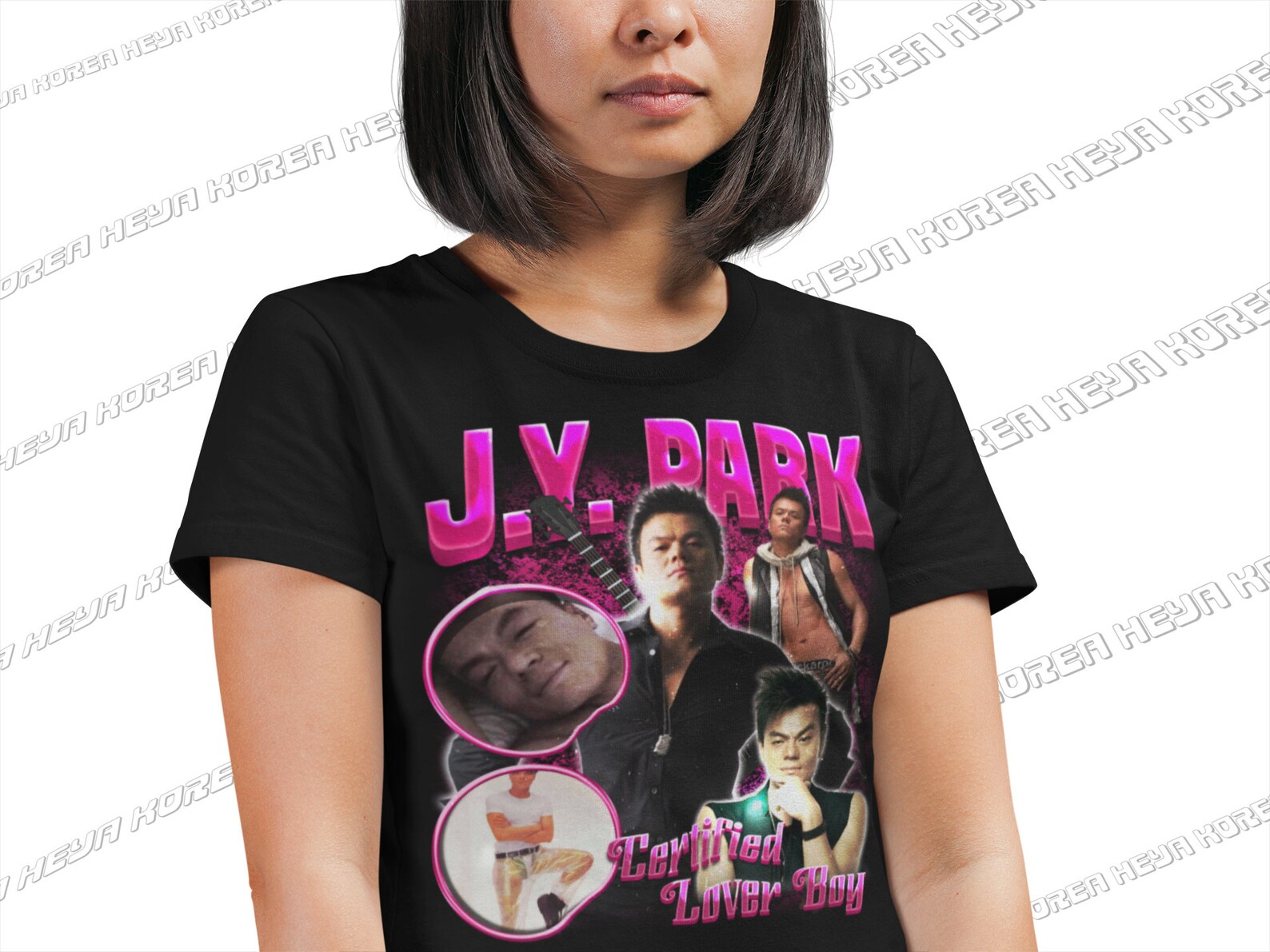 JYP Certified Lover Boy J. Y. Park. Park Jin-young Kpop Bootleg Meme T ...