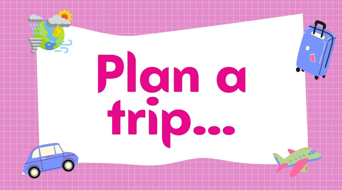 Planning a Trip Project English - Etsy