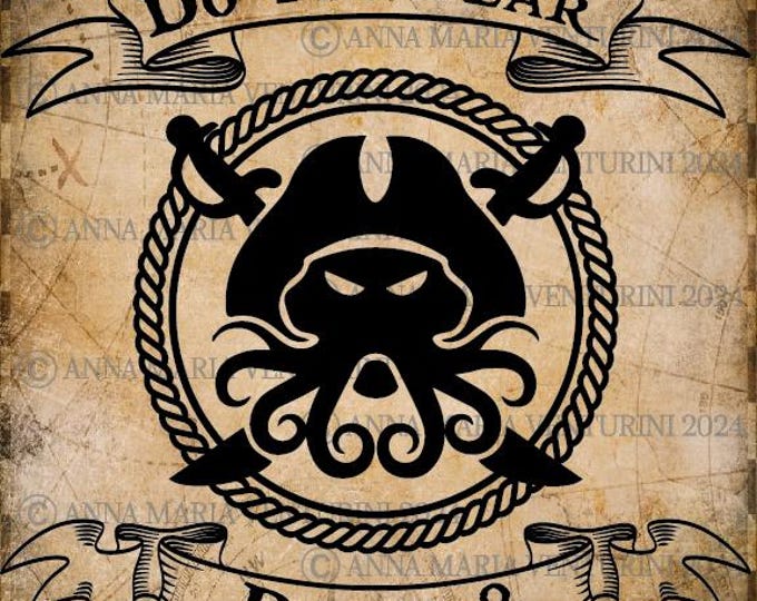 Davy Jones Pirates of the Caribbean Vinyl Decal - Etsy