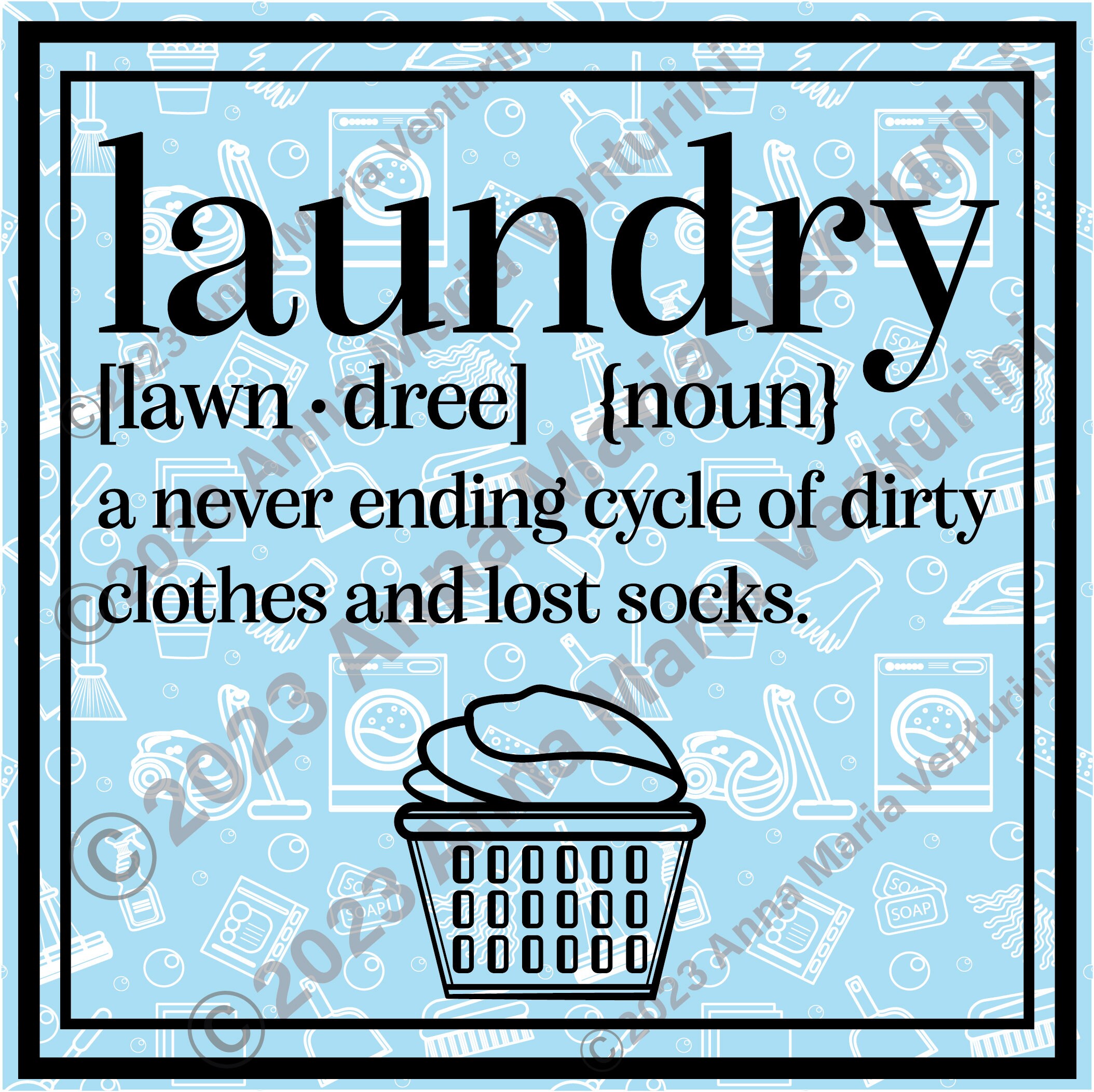 Removable Wall Decor Laundry Room Wall Decor - Removable Spray ...