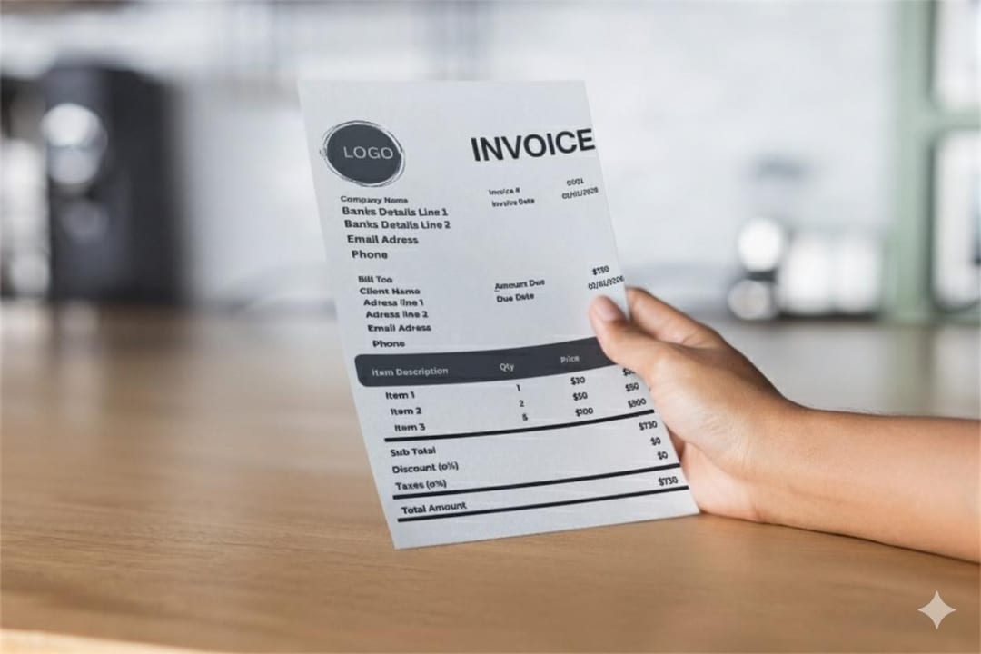 Invoice Template Editable Printable PDF, Small Business Invoice ...