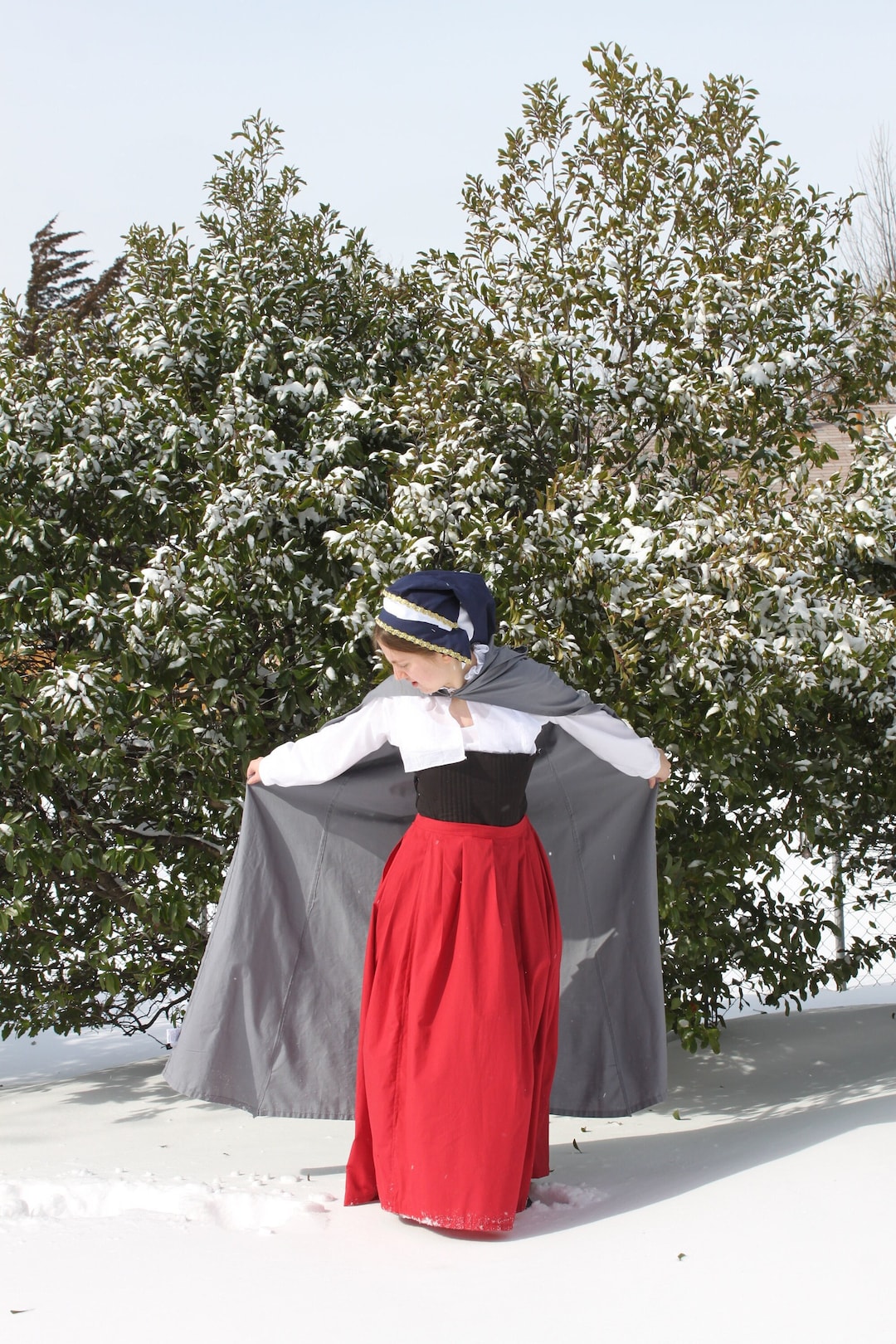 Hooded Cloak Cape LARP Lord of the Rings Renaissance Faire Fantasy ...