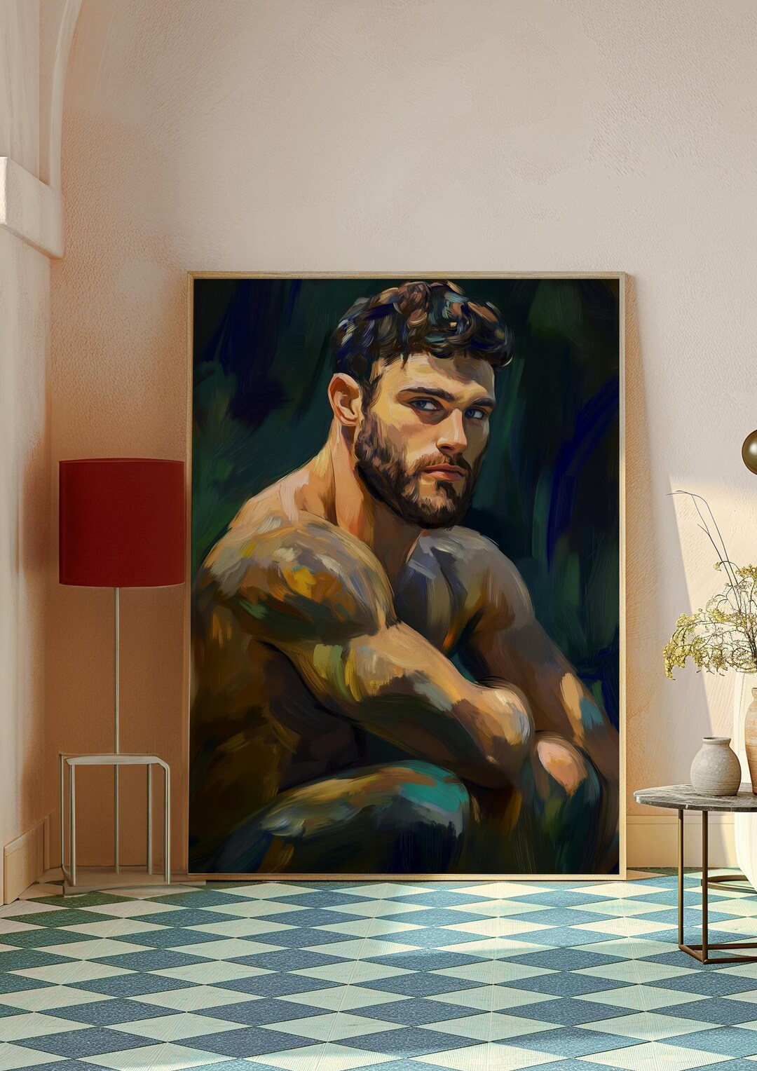Printable Artwork of Beautiful, Athletic Men Digital Art for Gay Men ...