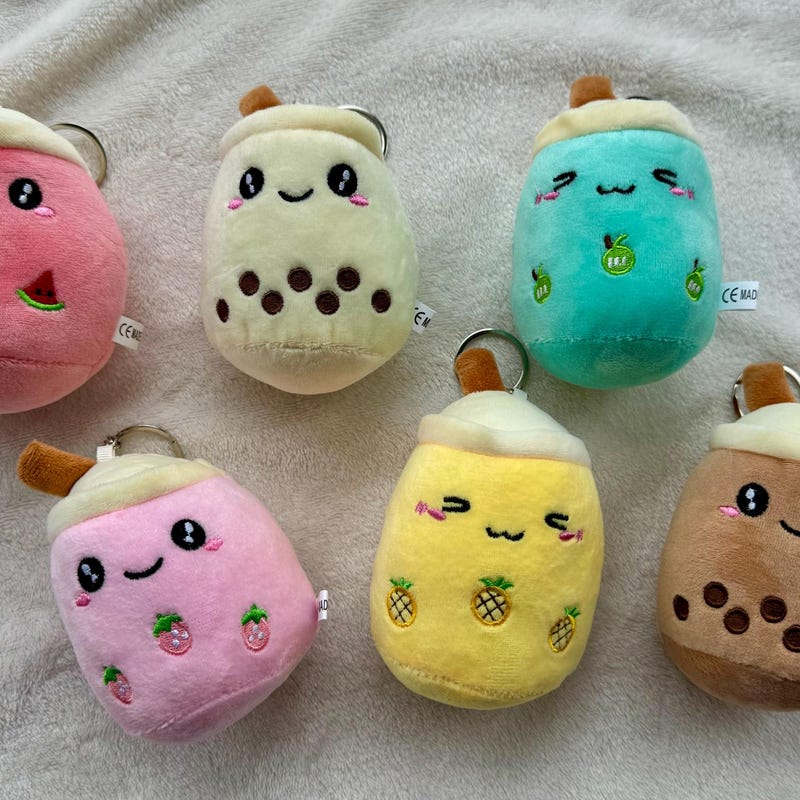 Boba Tea Plushies - Etsy