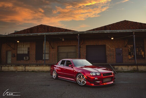 Red Nissan Skyline Wallpaper