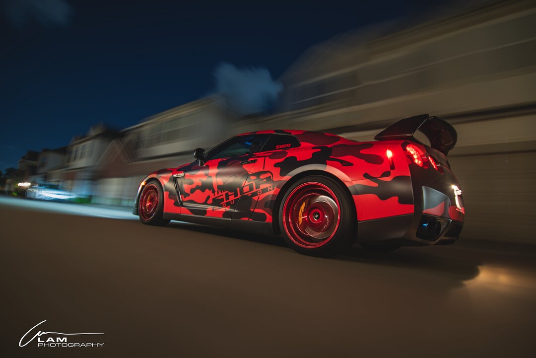 NISSAN GTR, Printable Wall ARTS, Retro Car Print, Rolling Nissan ...
