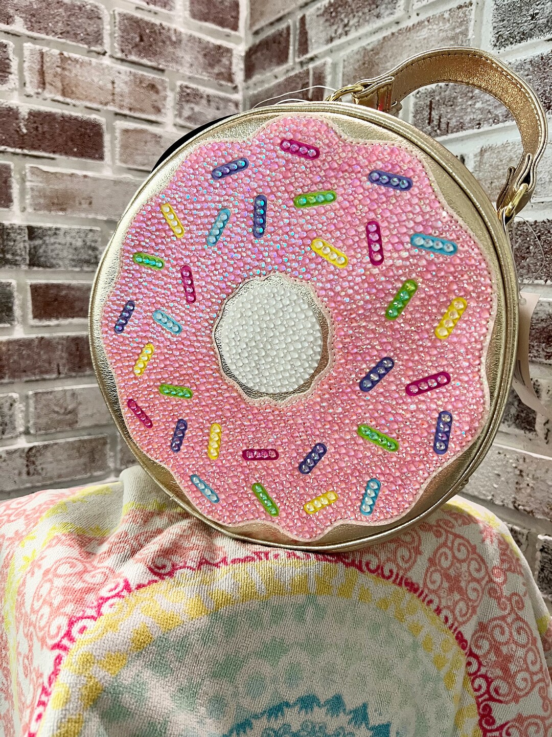 Hand Blinged, Bedazzled Donut Insulated Lunch Tote - Etsy