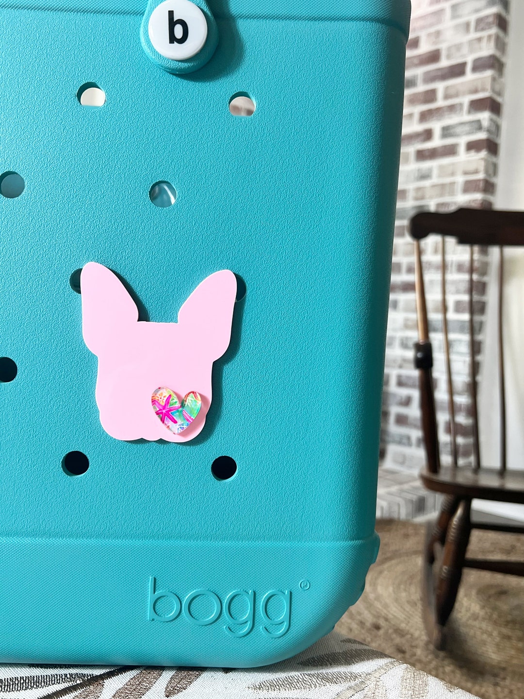 Frenchie Bogg Charm - Bogg Bag Accessory French Bulldog Gibbit for ...