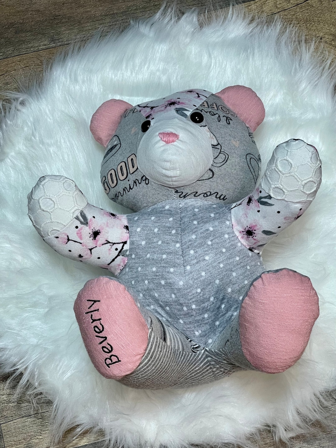 Handmade Keepsake Teddy Bear Memory Bear Little Seams Co. - Etsy