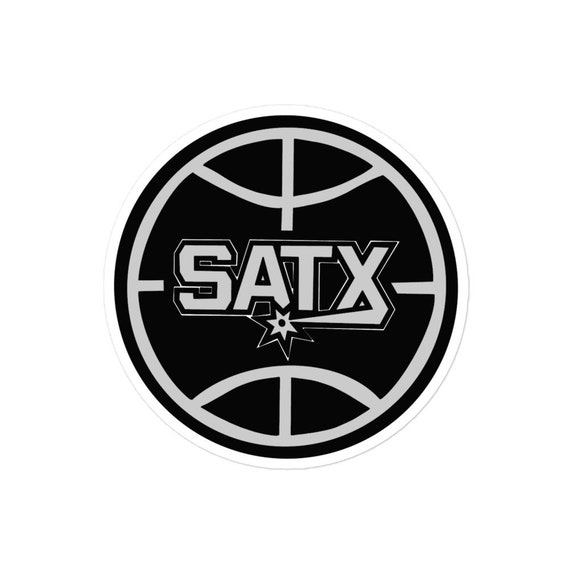 NEW San Antonio Spurs Logo Sticker Waterproof Sticker for | Etsy