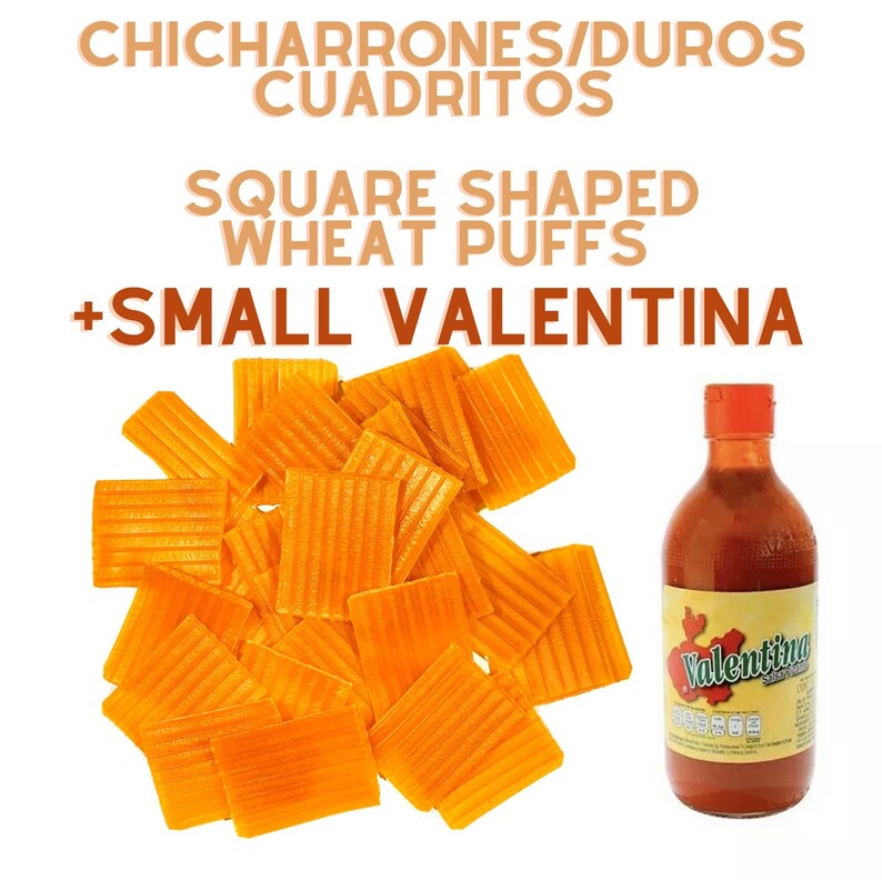 Duros-chicharrones De Harina Cuadritos- Mexican Wheat Puffs Snack ...