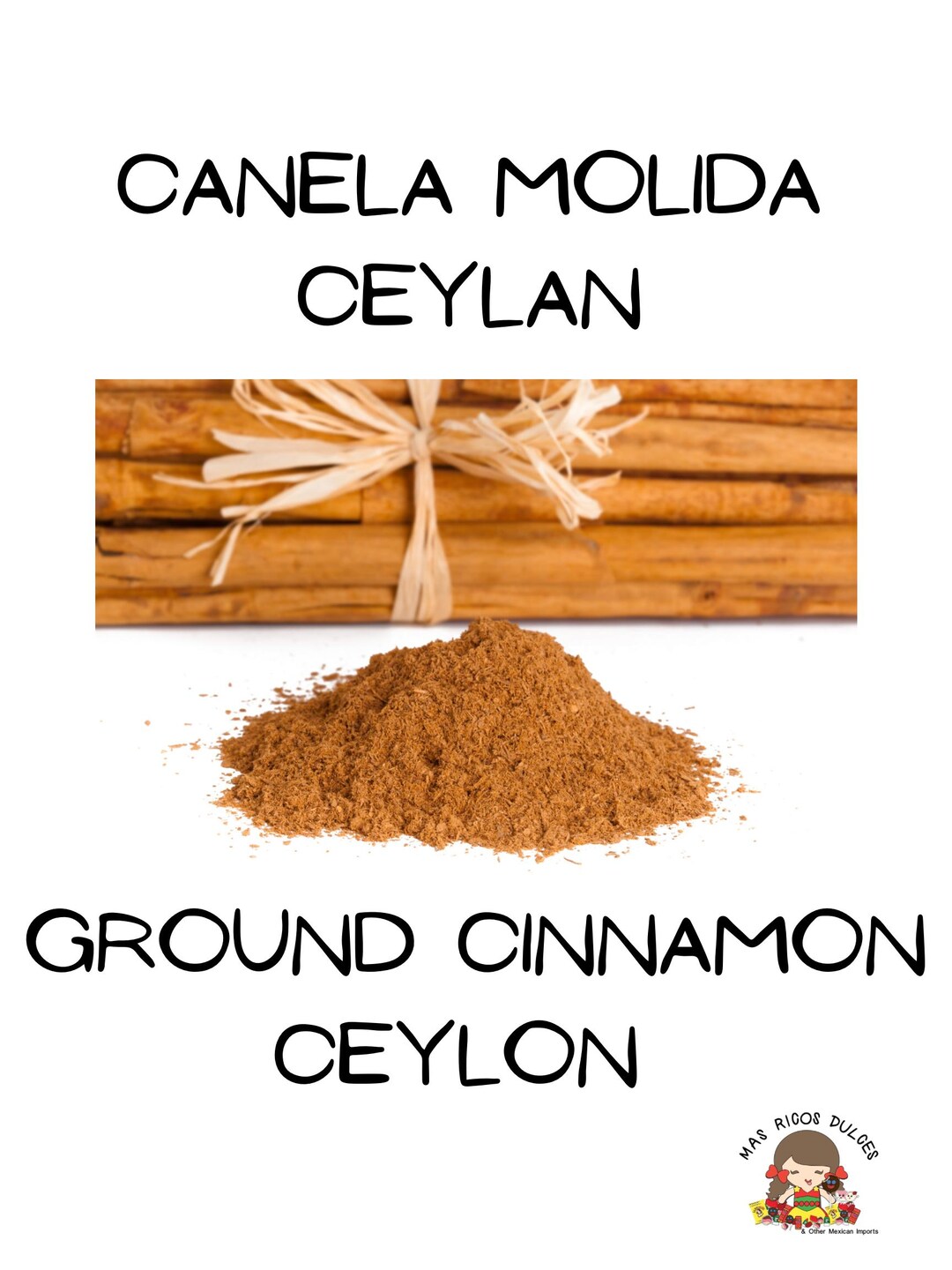 Ceylon High Quality Cinnamon Ground Bulk / Powder-canela Molida Varios ...