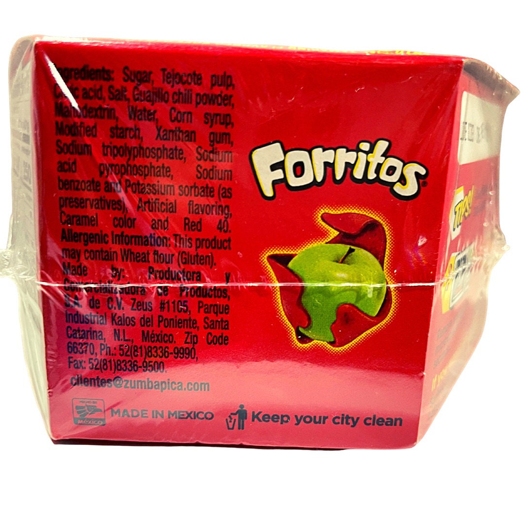 Forritos Zumba Pica Tamarind Flavor Apple Coating 1ct Fruit - Etsy