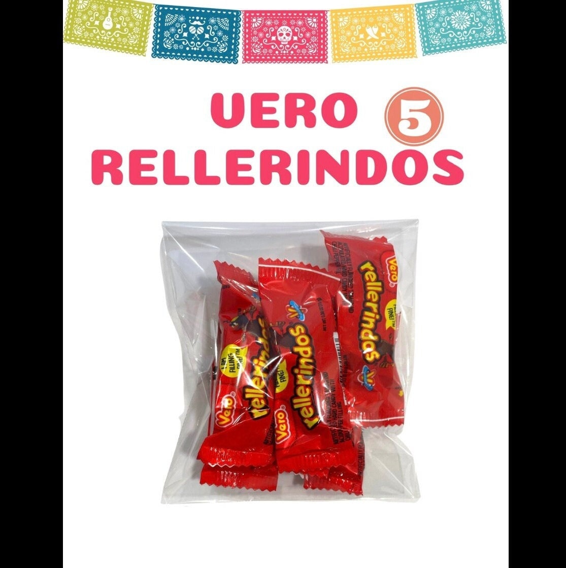 Vero Rellerindos 5ct Baggie Tamarind Flavored Candy With Chili Pepper ...