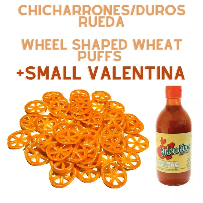 Duros-chicharrones De Harina Ruedas- Mexican Wheat Puffs Wheel Shape ...