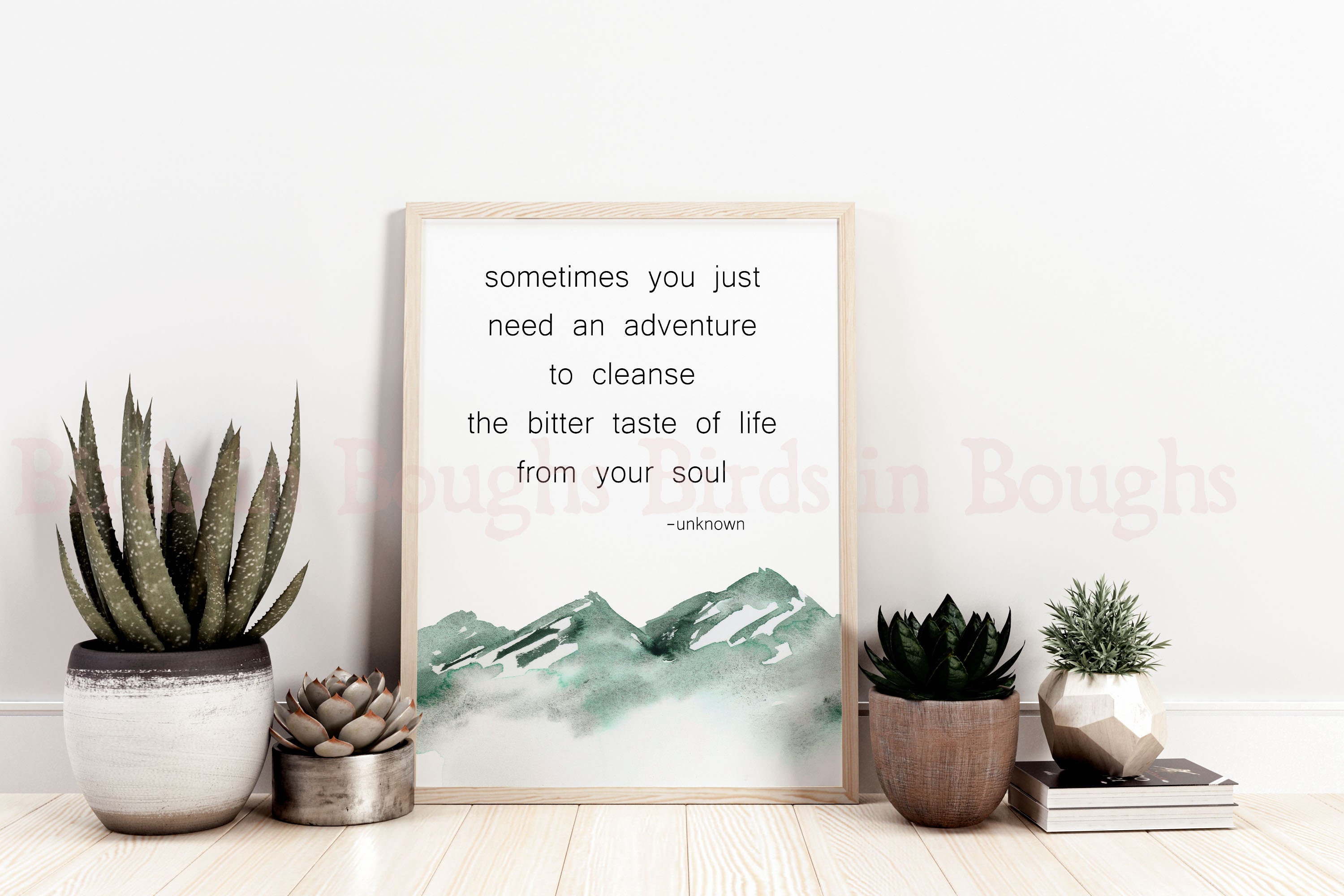 Adventure Quotes, Digital Print, Wall Art, Instant Download, Hiking ...